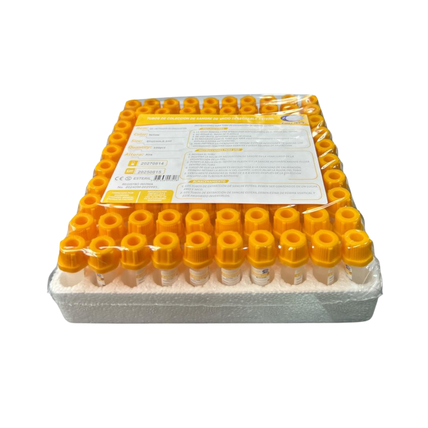 Minicollect Tubo de Extracción de Sangre 0.5ml con Gel Separador y Act ...