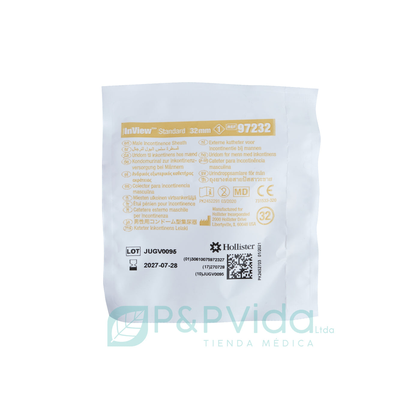 Urocondón - Catéter externo masculino Hollister ® – PYP Vida