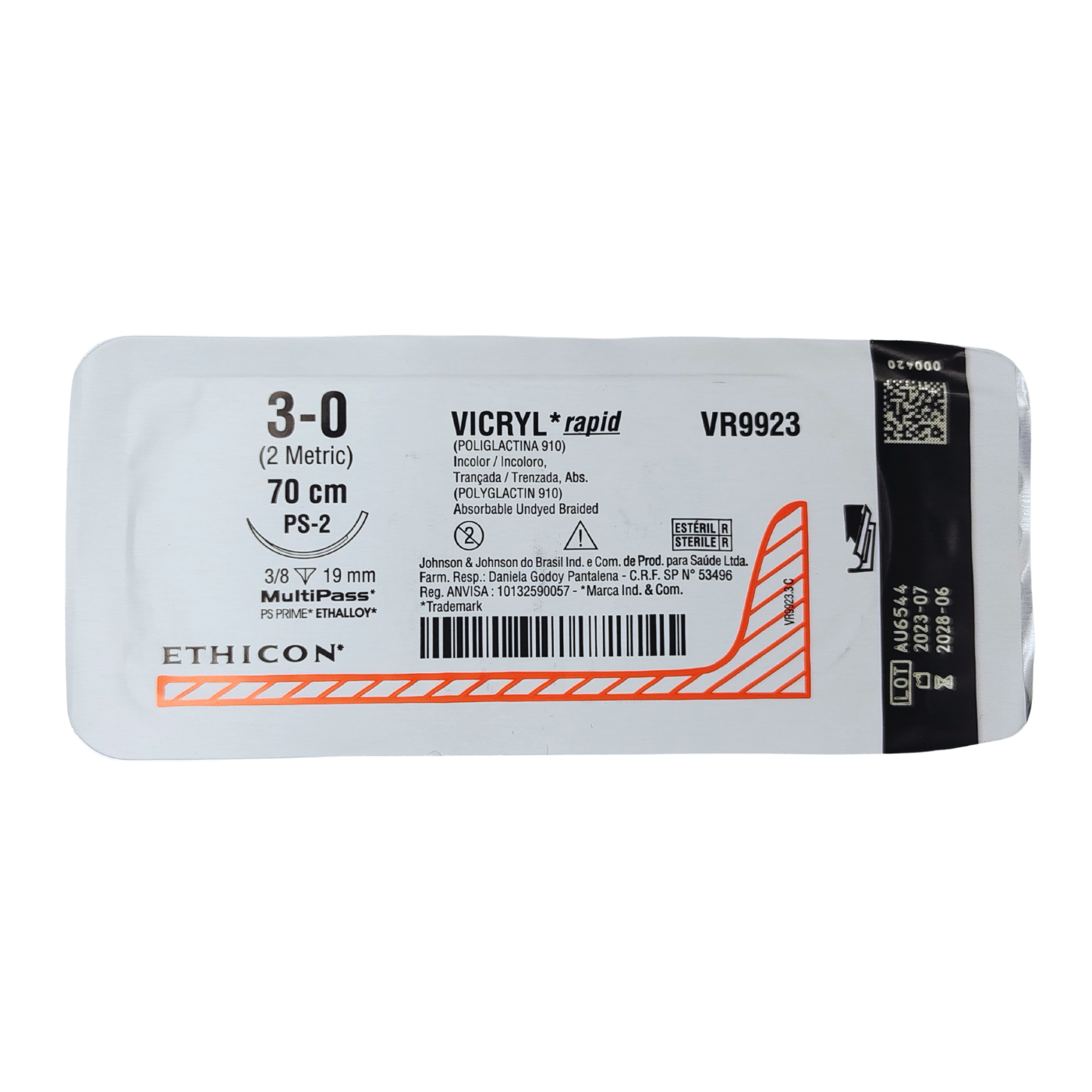VICRYL RAPIDE 3-0 (PS2) HEBRA 75CM ETHICON X UND – PYP Vida