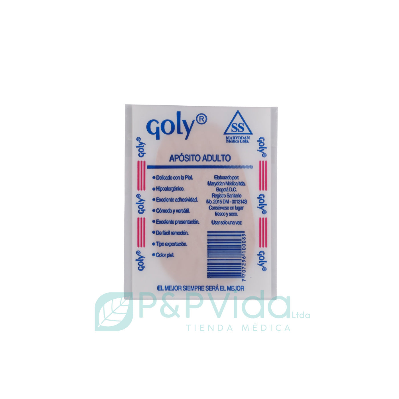 Aposito ocular Goly x unidad – PYP Vida