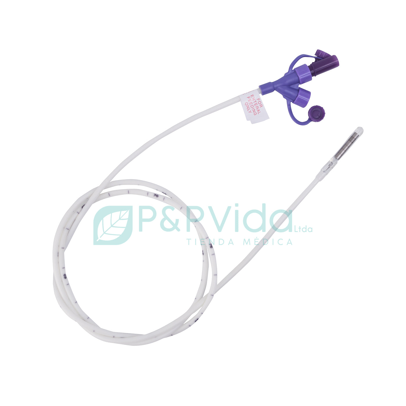 Sonda nasogástrica Dobbhoff con peso para adulto de larga duración ...